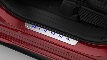 Genuine Toyota Illuminated Front Door Sill protectors 21-24 Sienna PT9 ...