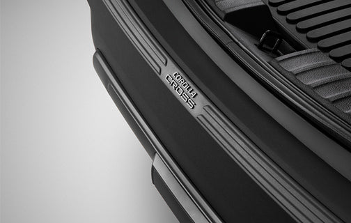 Genuine Toyota Rear Bumper protector 22+ Corolla Cross – Toyota Customs